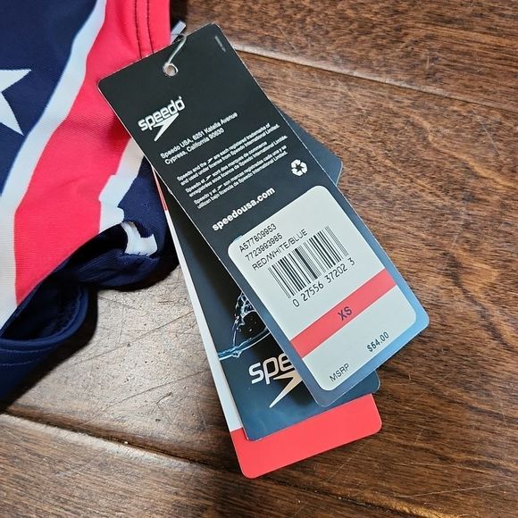 Speedo | Swim | Nwtspeedo Keyholeback American Flag Stars And Stripes ...
